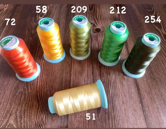 Tex 45 & Tex 70 Super Strong Polyester Sewing Threads C2-3,B4,I – Sun ...