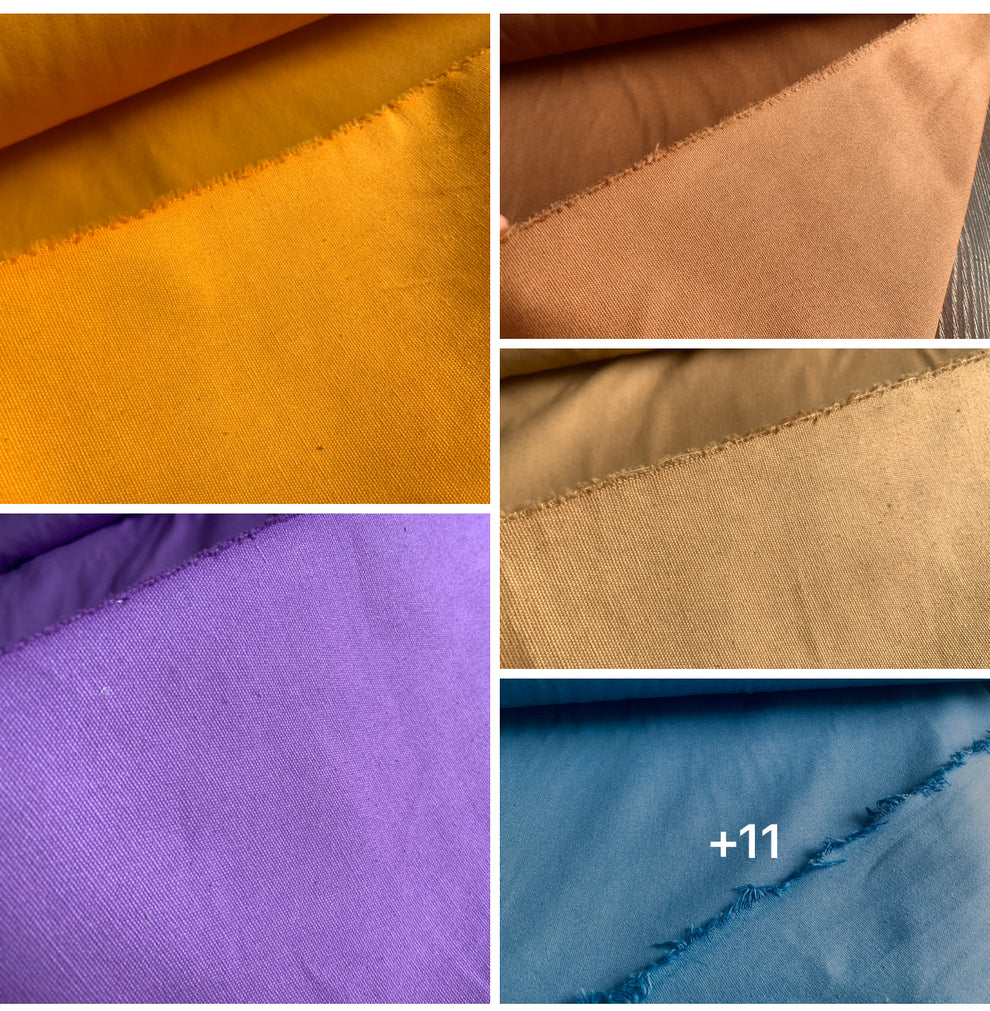 100% Cotton canvas, 8oz light weight canvas, duck canvas by the meter ...