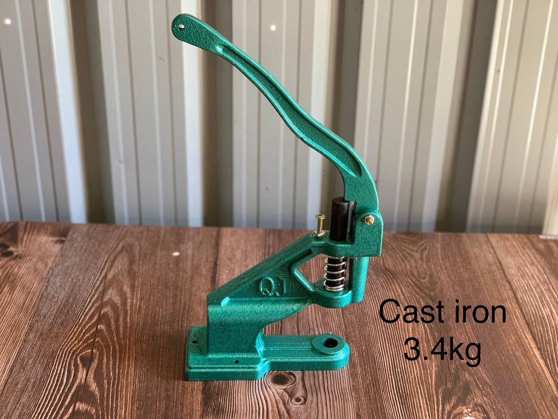 Hand press machine for rivets, snaps and grommets, hand tool for leath ...